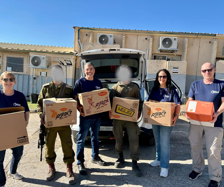 Telfed Delivers Snacks and Solidarity to Druze and Jewish Soldiers - Telfed
