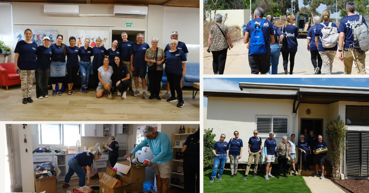 Volunteers In Kissufim - Telfed